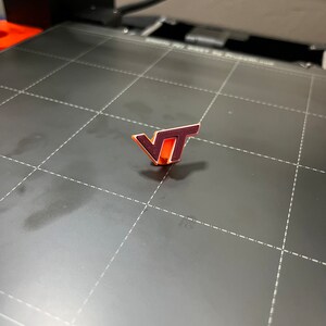 Virginia Tech Croc Charm - Etsy