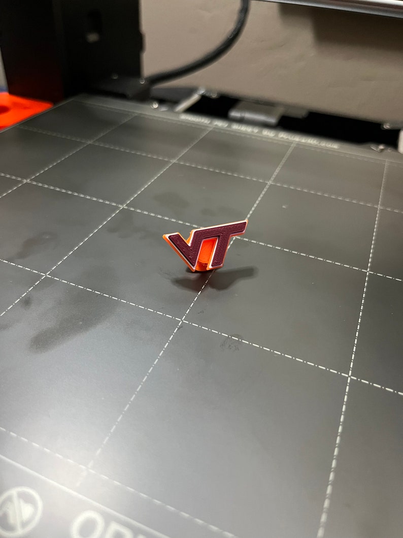 Virginia Tech Croc Charm - Etsy