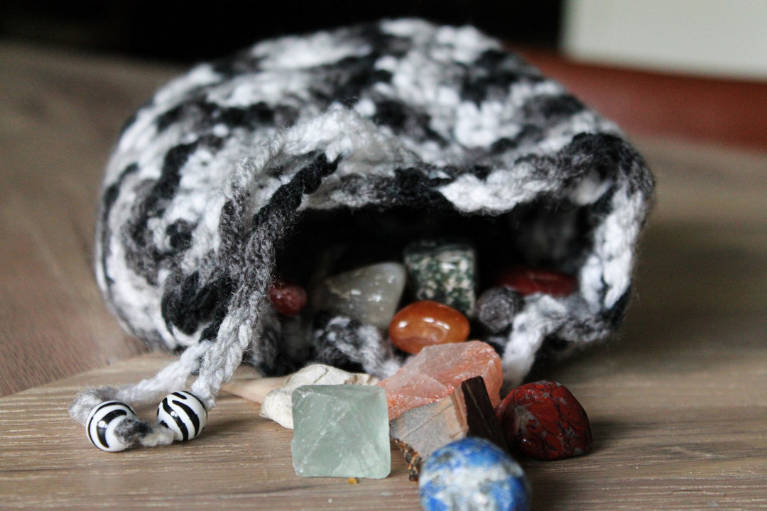 Foraging Pouch Crystal Pouch Draw String Pouch Coin - Etsy