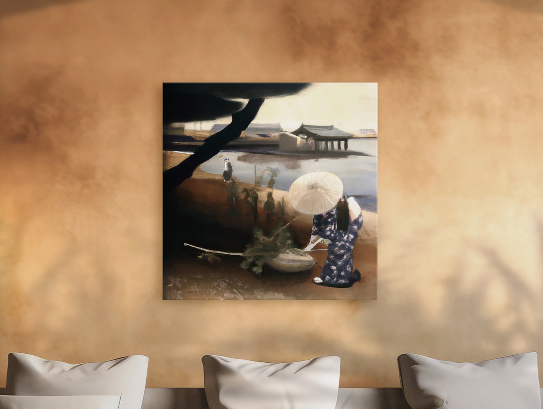 Kanō Sanraku - Museum Oil Painting - Japanese Wallart - Canvas - Etsy
