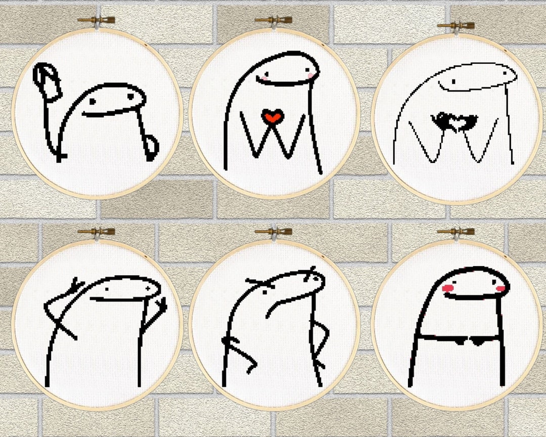 Flork Cross Stitch Pattern Flork Bundle Digital File PDF Printable for ...