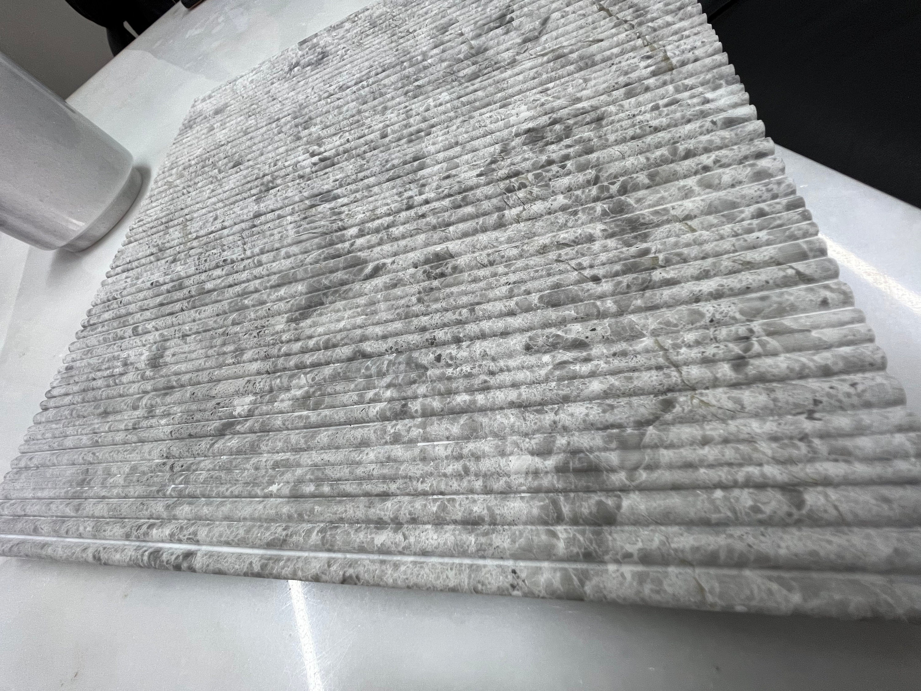 Fluted Marble Wall Tiles: Decorative Elements, Custom Design - Etsy