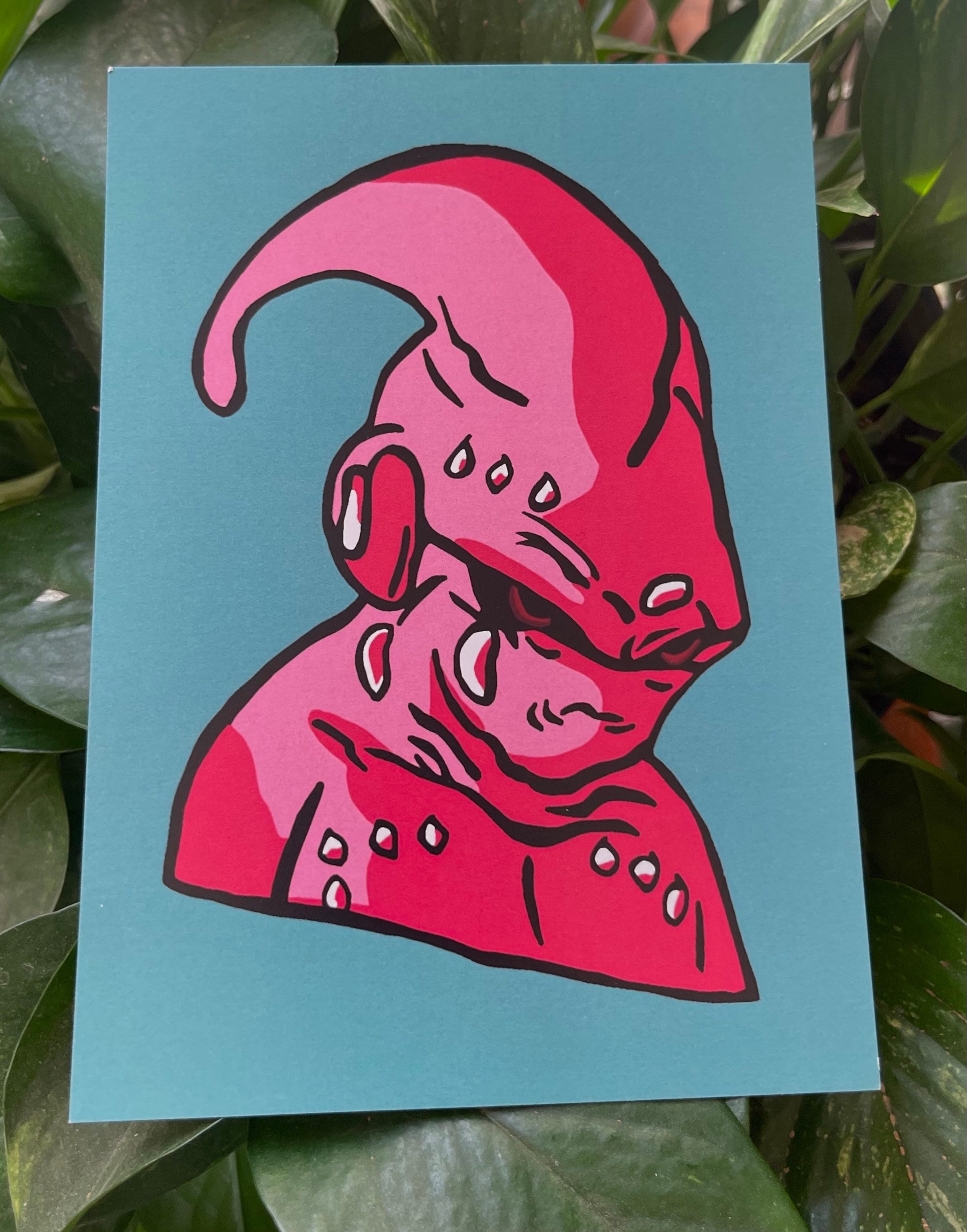 Majin Buu Art Print - Etsy