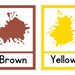Colors Flashcards - Etsy