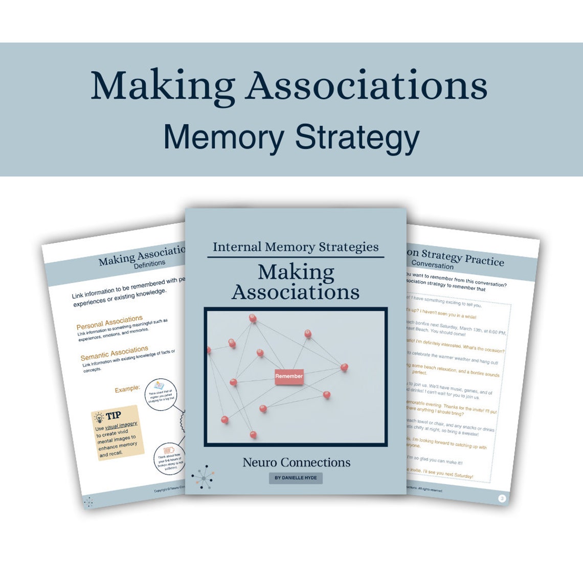 Memory Strategy: Association, PDF, Cognitive-communication Therapy ...