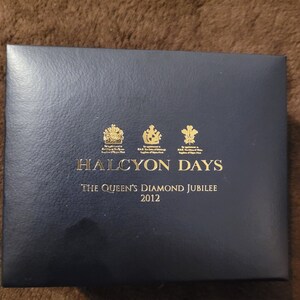 Halcyon Days Jewelry Box , Can Be Used as a Pillbox in the Original Box ...