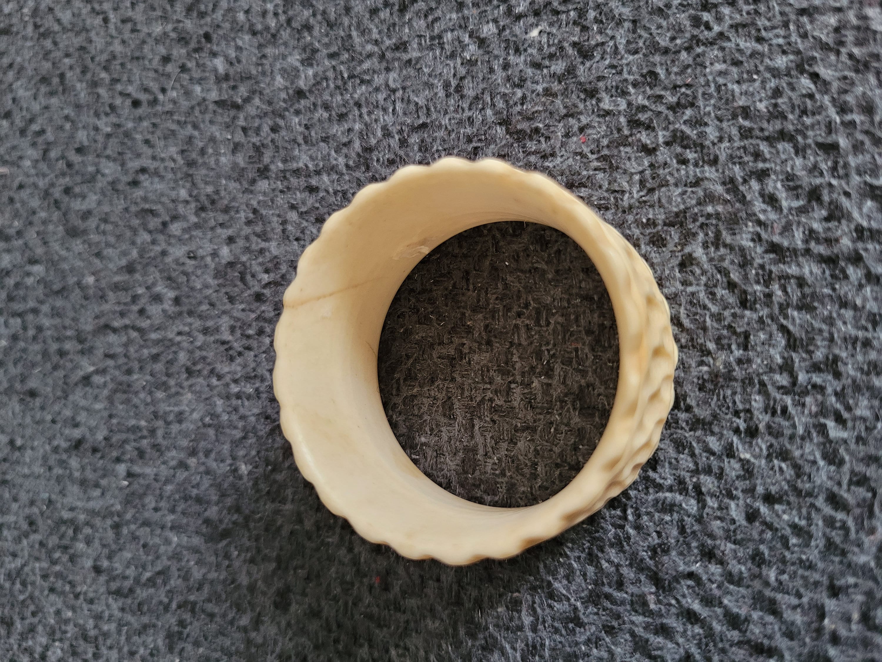 Six Antique Handmade Bone Napkin Rings - Etsy