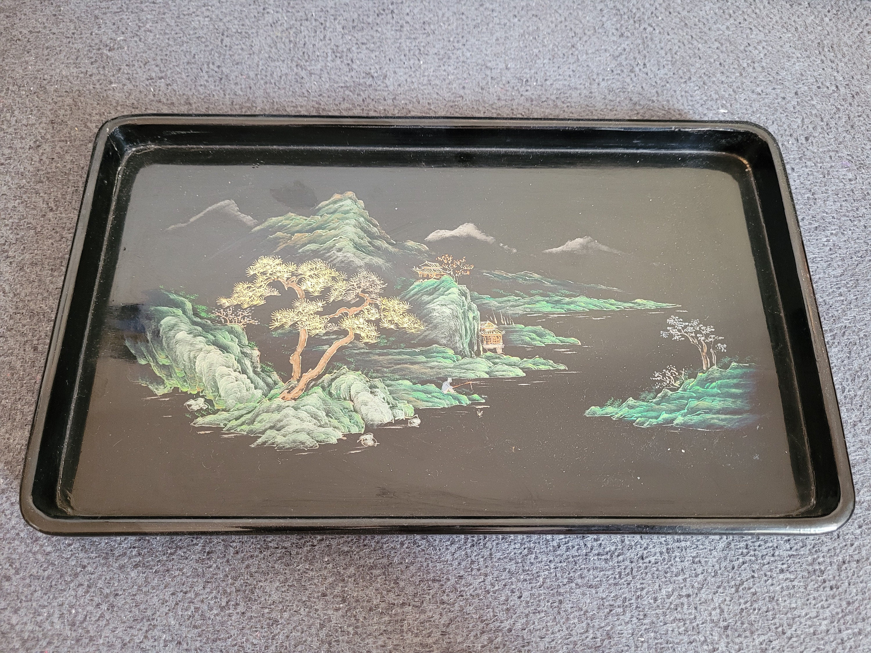 A Complete Set of Vintage Wooden Japanese Serving Trays Circa 1950 - Etsy