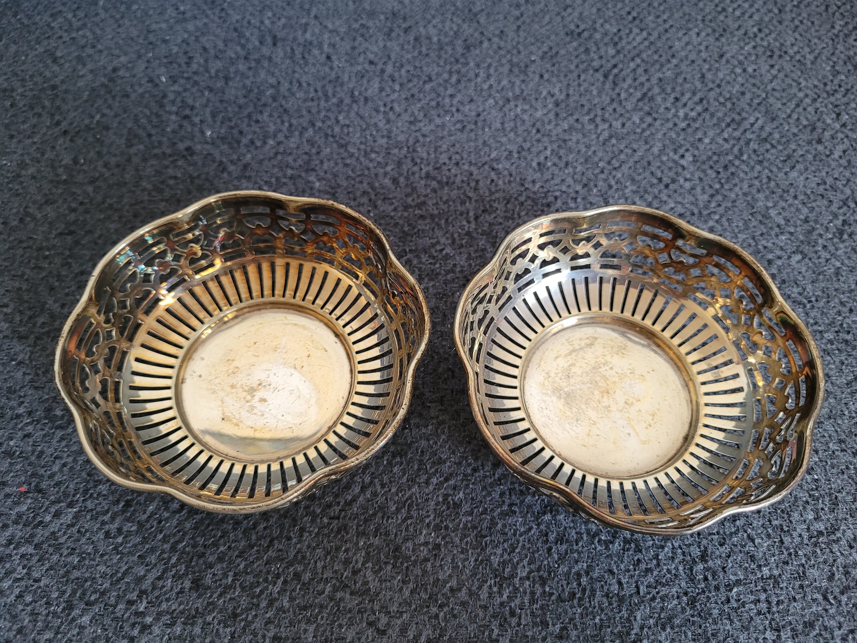 Vintage Silver-plated Jewelry Plates - Etsy