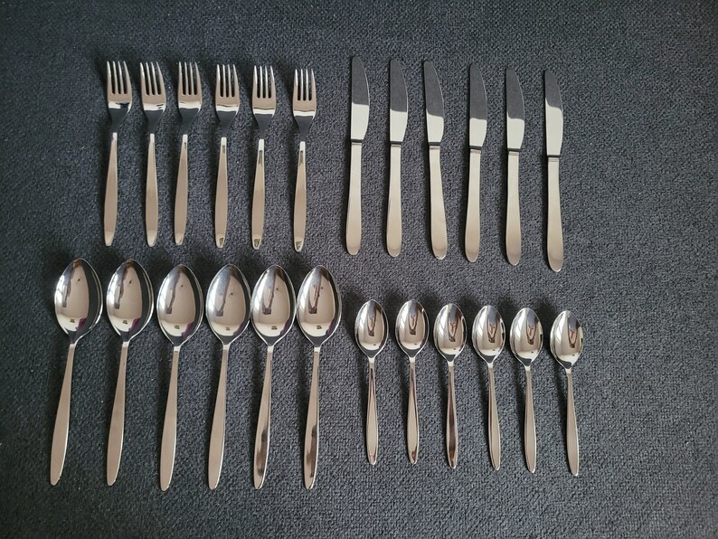 New Vintage Cutlery Set by Slack Barlow "homepride Stainless Steel" in ...