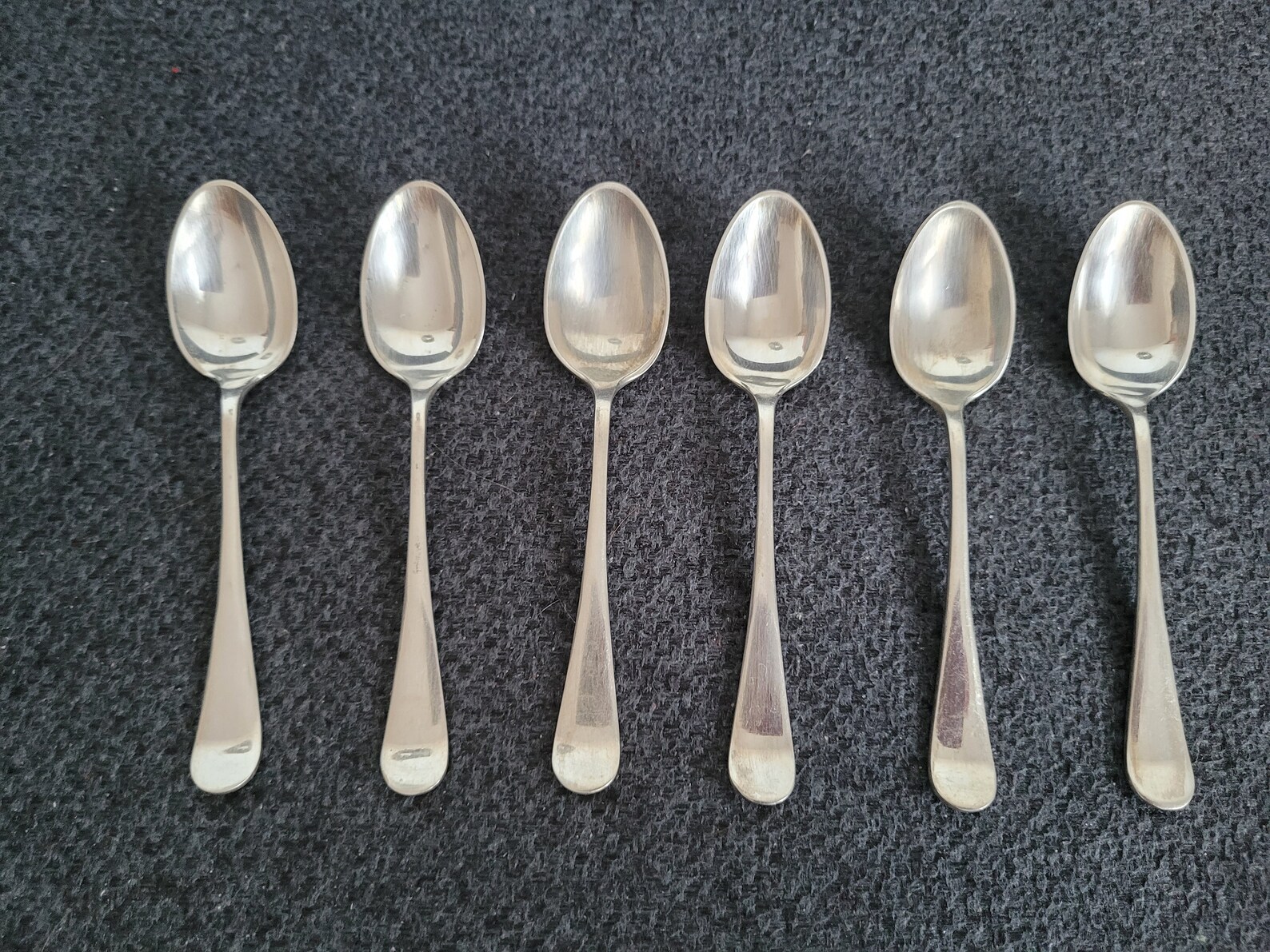 A Set of Antique Silver-plated Spoons - Etsy