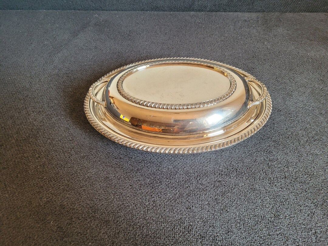 Vintage Silver Plated Serving Dish, Made in Sheffield, England. E. P on ...