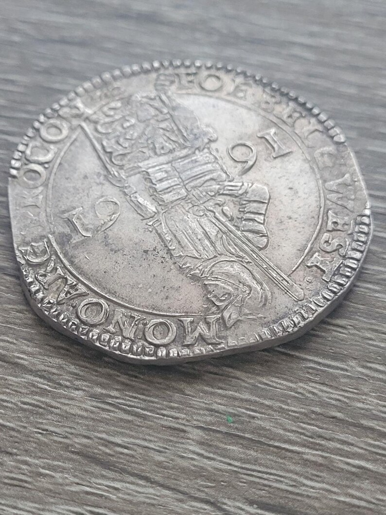 Original Thaler Coin (silver Ducat), 1661, Netherlands - Etsy