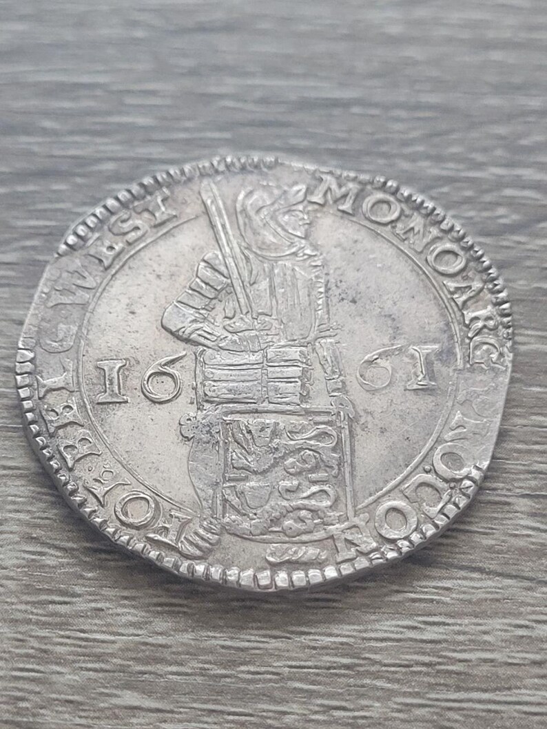 Original Thaler Coin (silver Ducat), 1661, Netherlands - Etsy