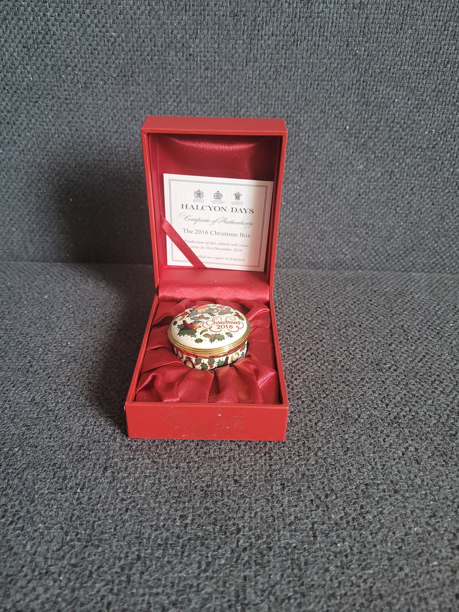 Halcyon Days Jewelry Box for Small Jewelry, Can Be Used as a Pillbox in ...