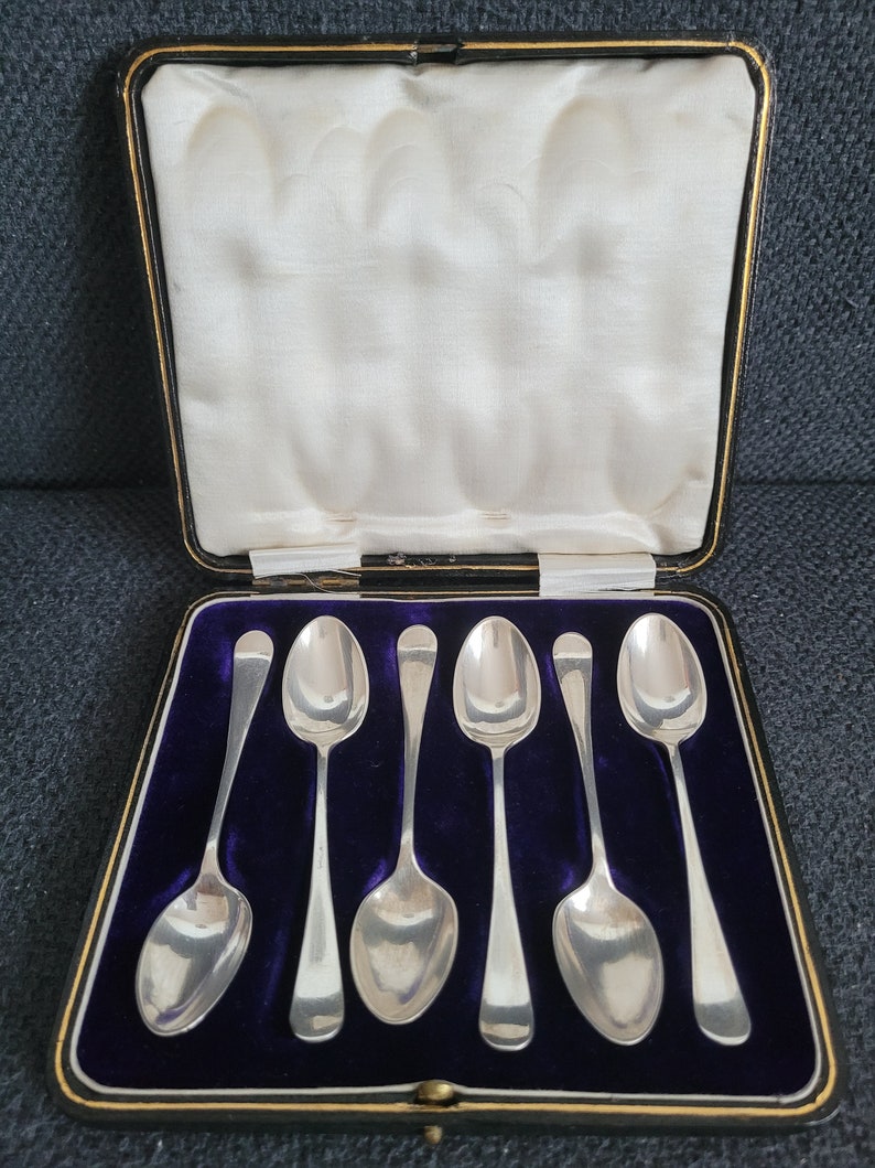 A Set of Antique Silver-plated Spoons - Etsy
