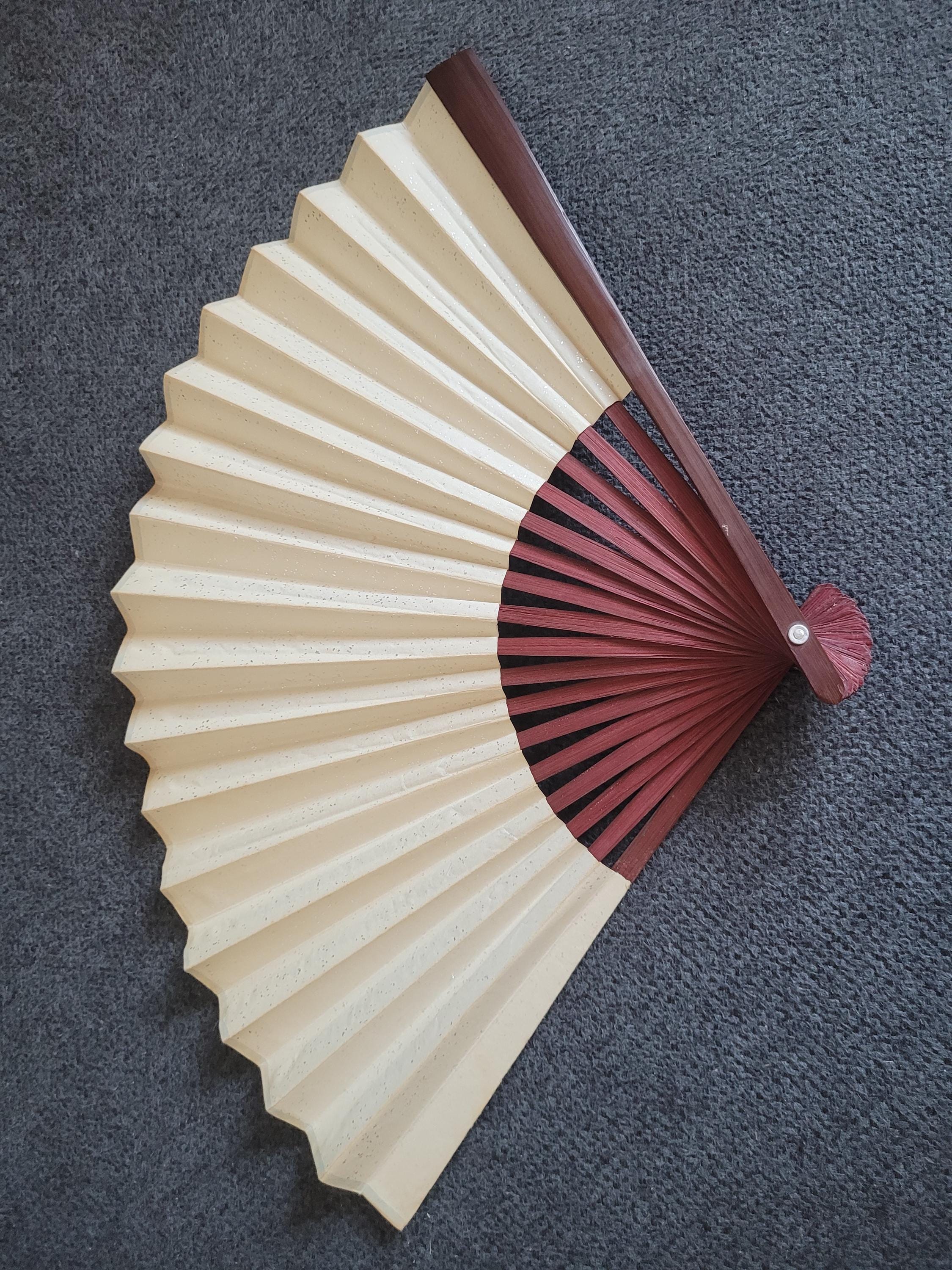 Vintage Chinese Handmade Fan - Etsy