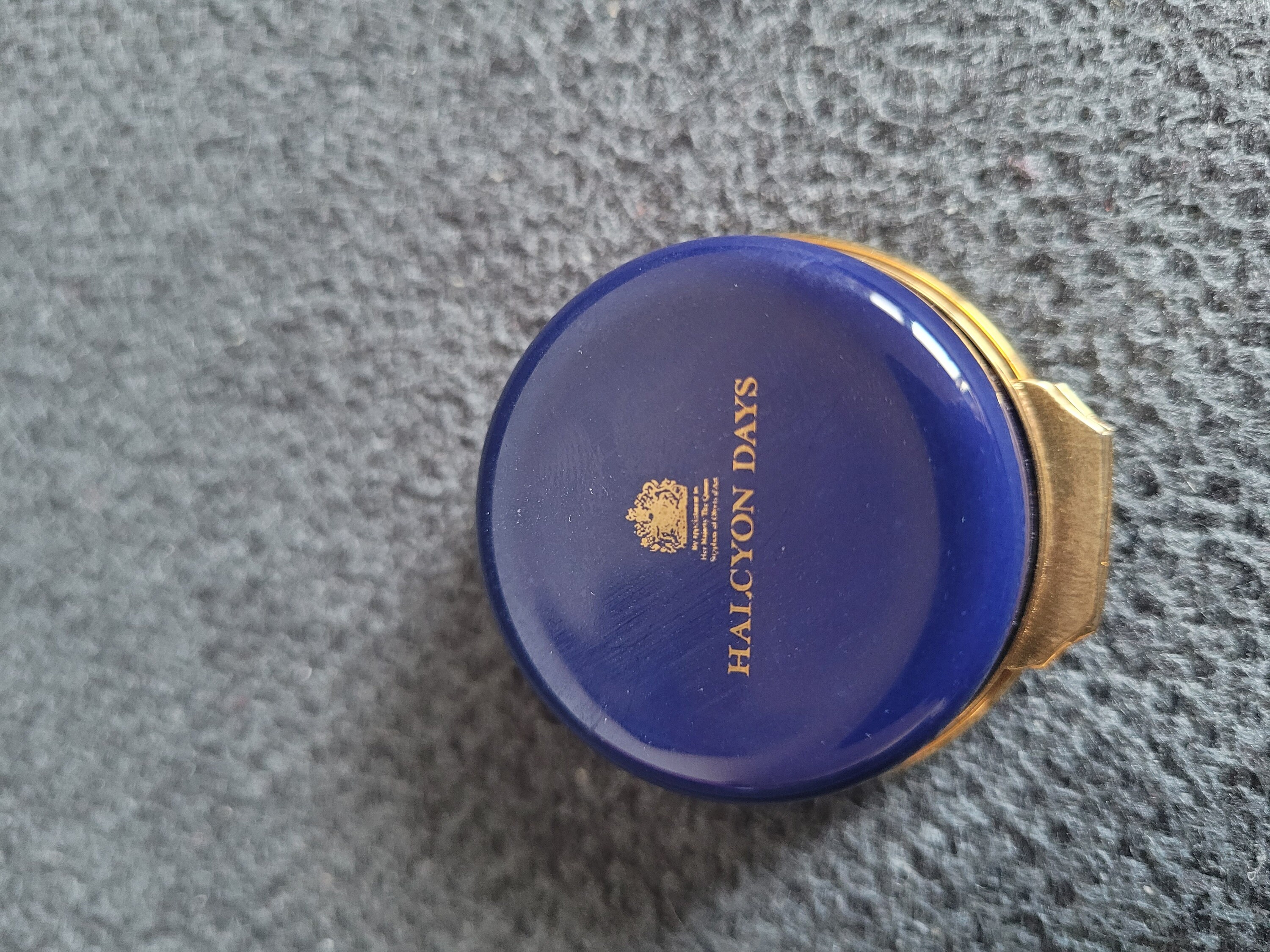 Halcyon Days Jewelry Box , Can Be Used as a Pillbox in the Original Box ...
