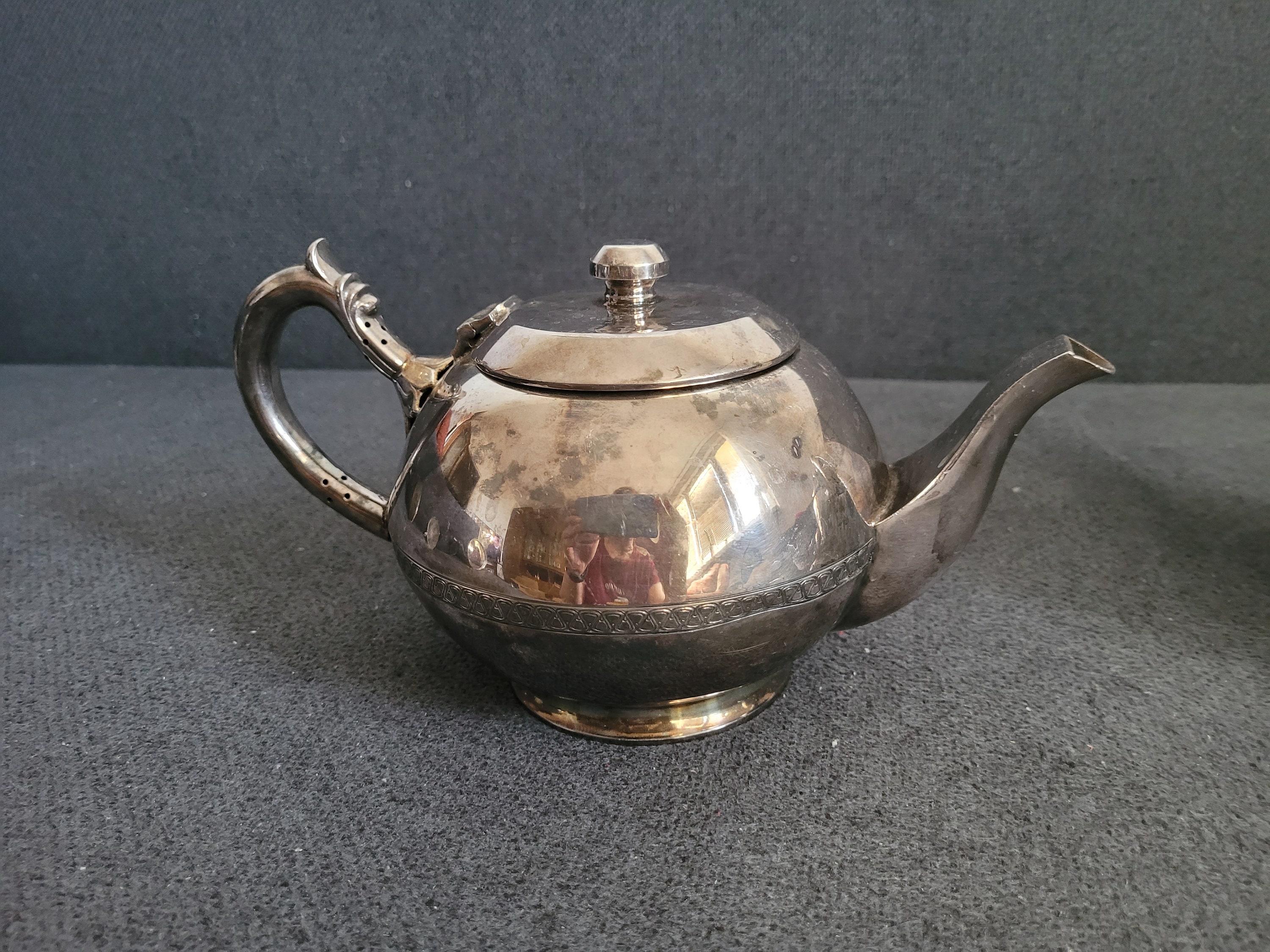 Antique Silver-plated Tea Set From Walker and Hall Sheffield England ...
