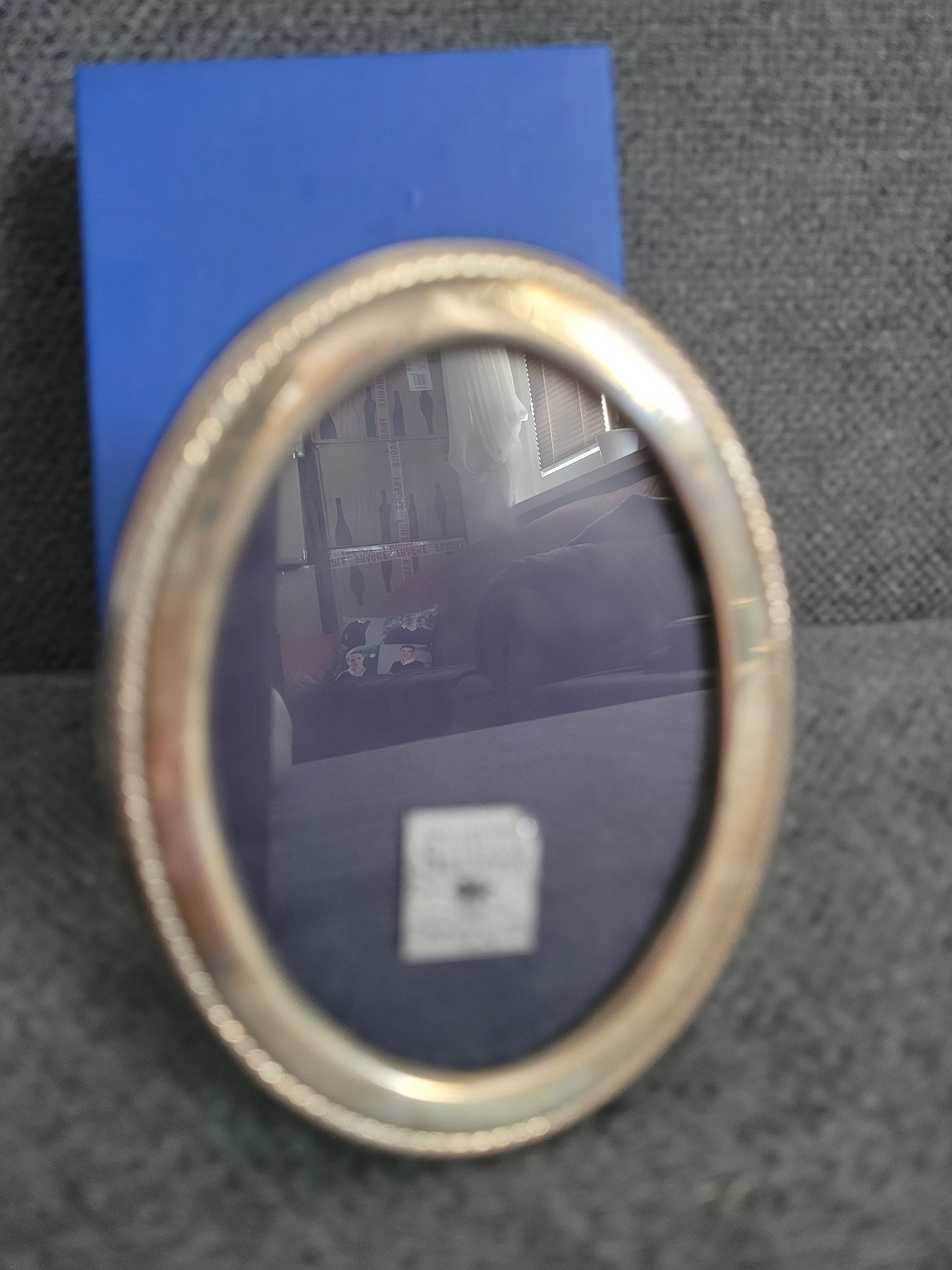 New Vintage Silver Oval Shaped Photo Frame in the Original Box. - Etsy