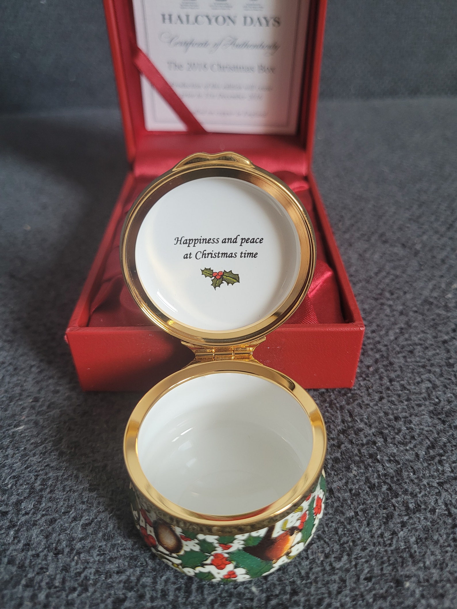Halcyon Days Jewelry Box for Small Jewelry, Can Be Used as a Pillbox in ...