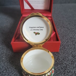 Halcyon Days Jewelry Box for Small Jewelry, Can Be Used as a Pillbox in ...