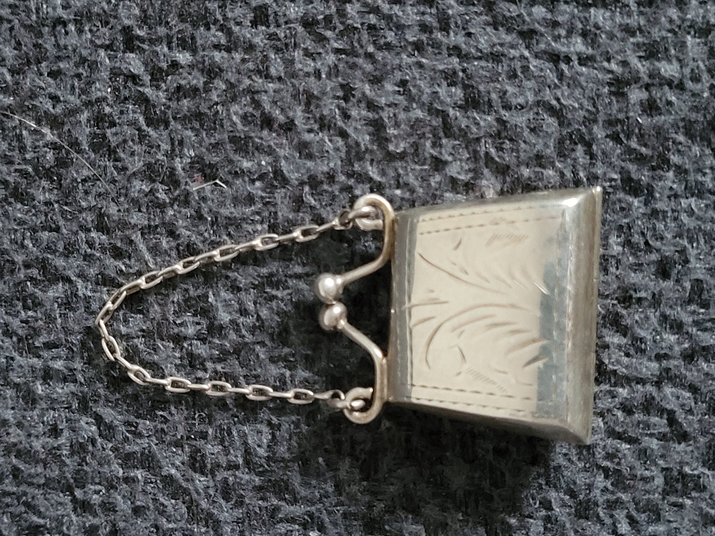 A Miniature Vintage Pendant-medallion-pill Box, Made of Pure 925 ...