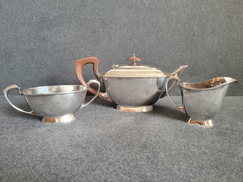 Antique Silver-plated WILLIAM BATT & SONS Tea Set - Etsy
