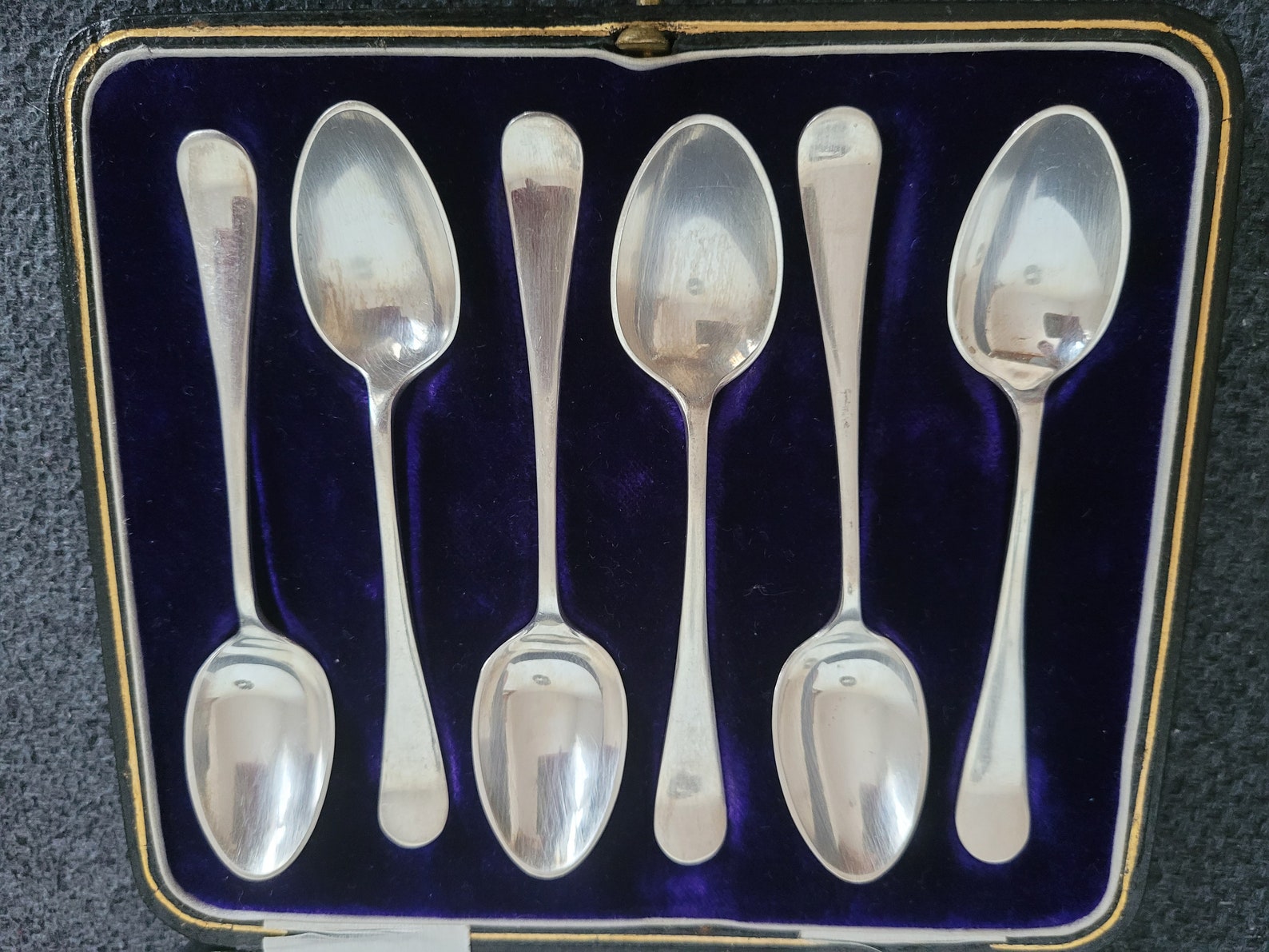 A Set of Antique Silver-plated Spoons - Etsy