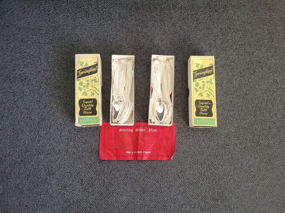 Vintage New Teaspoons From Springtime - Etsy