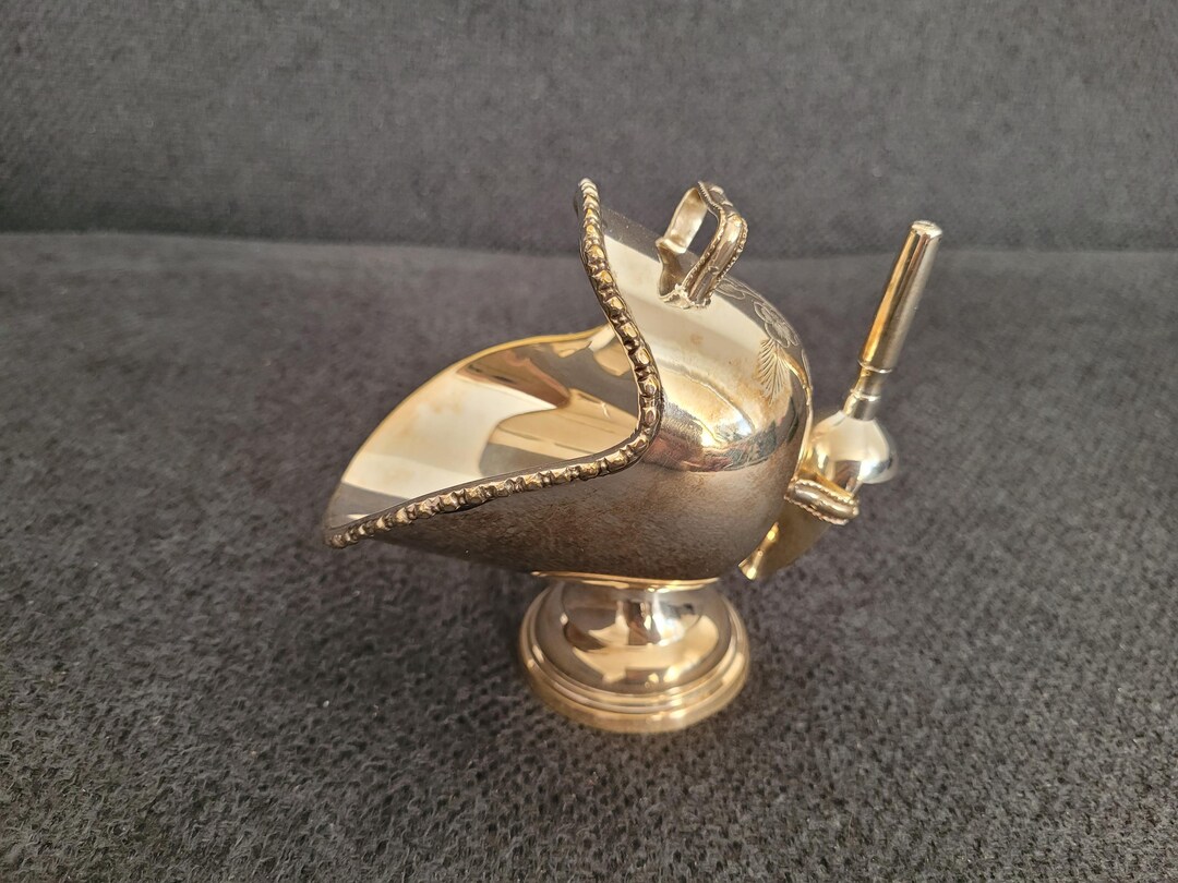 Antique Silver-plated Sugar Scuttle With Scoop. - Etsy
