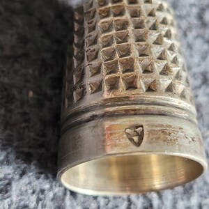 An Antique Thimble in an Original Leather Case - Etsy
