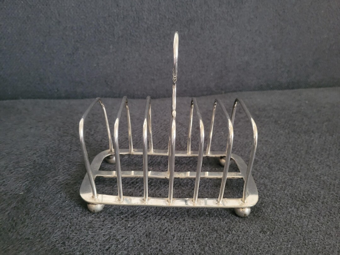 Antique Silver-plated Toast Rack With Seven Slots. - Etsy