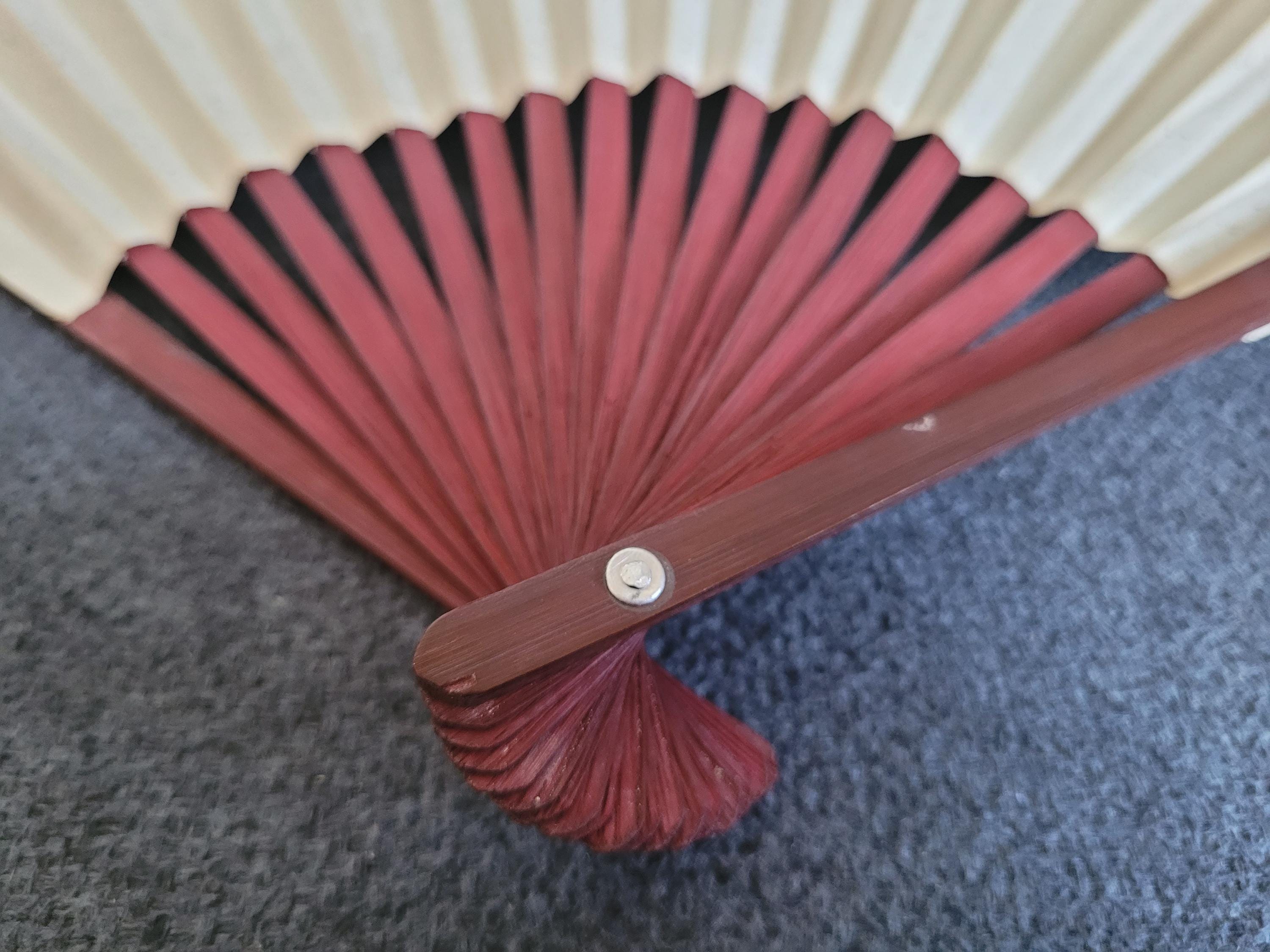 Vintage Chinese Handmade Fan - Etsy