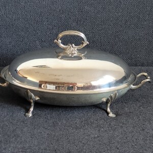 Antique English Silver-plated Marmite serving Dish - Etsy