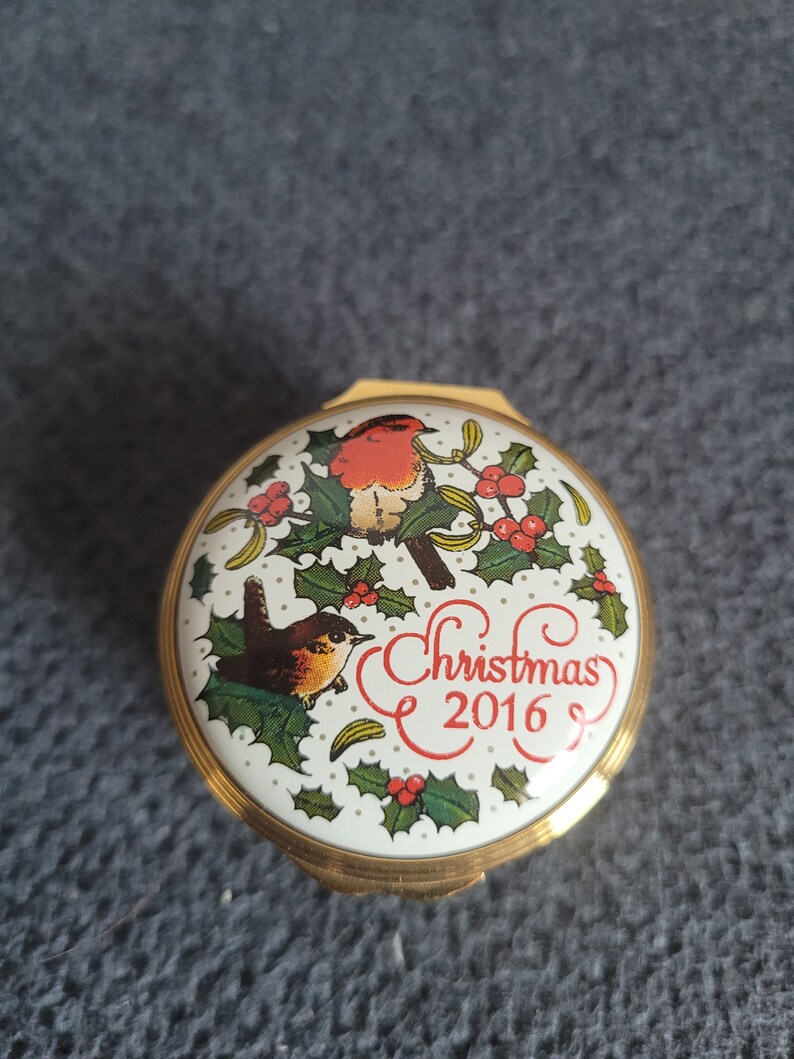 Halcyon Days Jewelry Box for Small Jewelry, Can Be Used as a Pillbox in ...