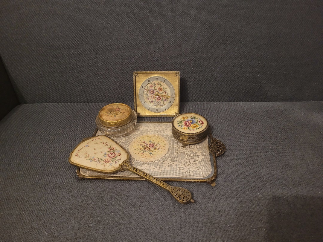 Vintage Ladies Vanity Set 5 Pieces - Etsy