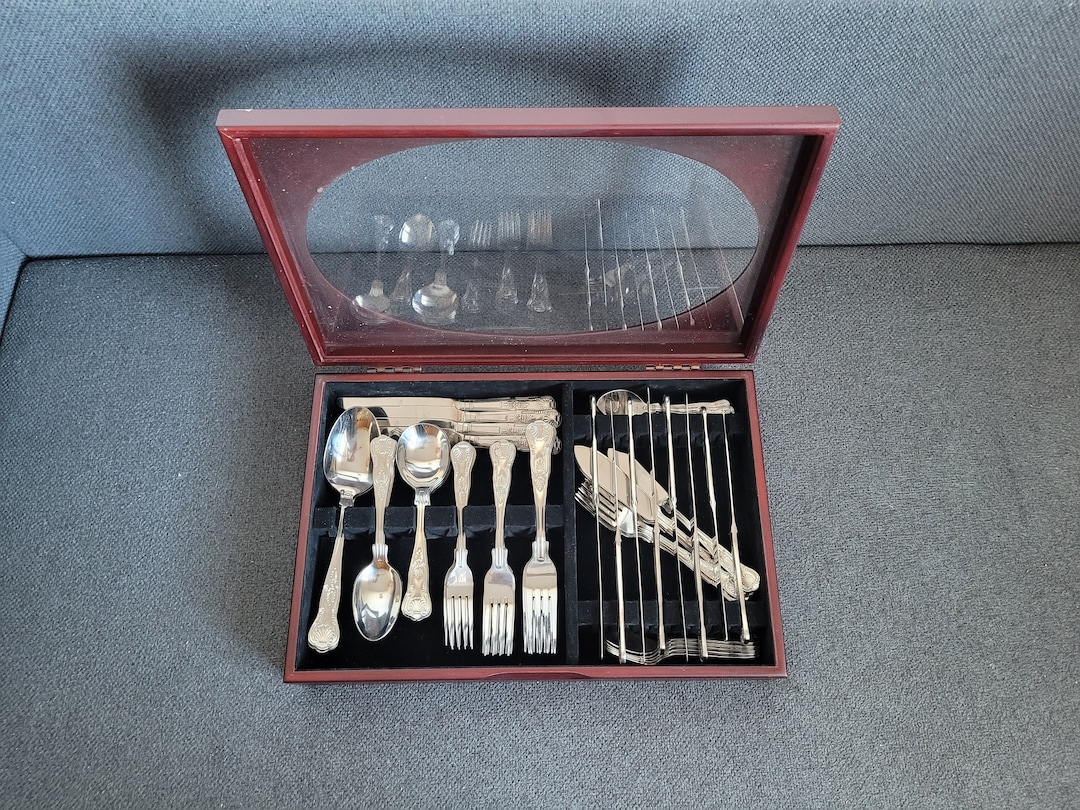 Vintage VINERS Cutlery Set 59 Items. - Etsy