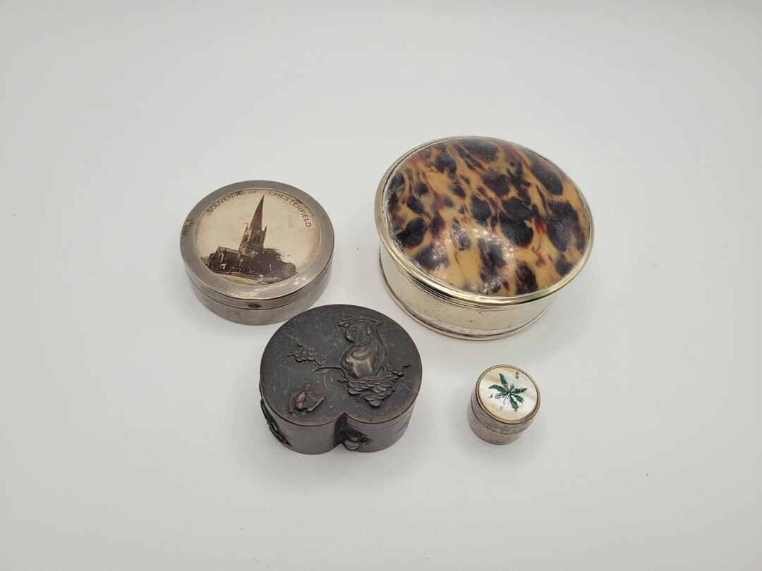 A Charming Set of Vintage Trinket Boxes - Etsy