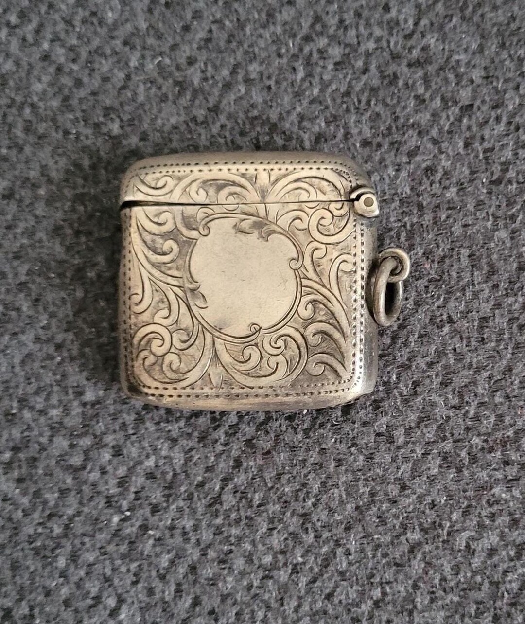 Antique Victorian Match Case Vesta Sterling Silver. - Etsy