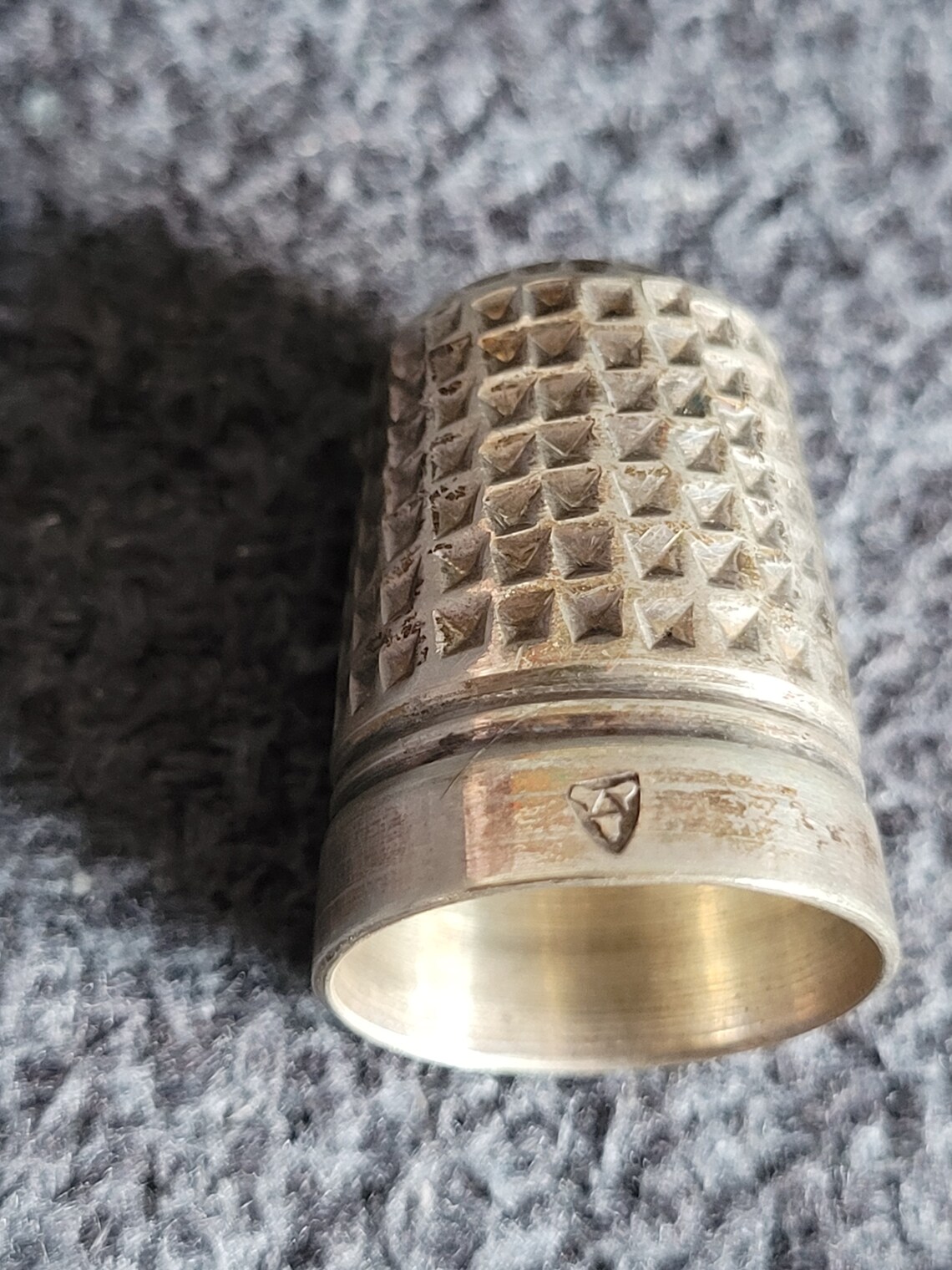 An Antique Thimble in an Original Leather Case - Etsy