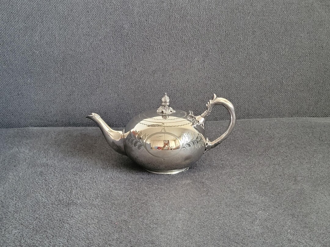 Antique Silver-plated Teapot From the 19th Century - Etsy