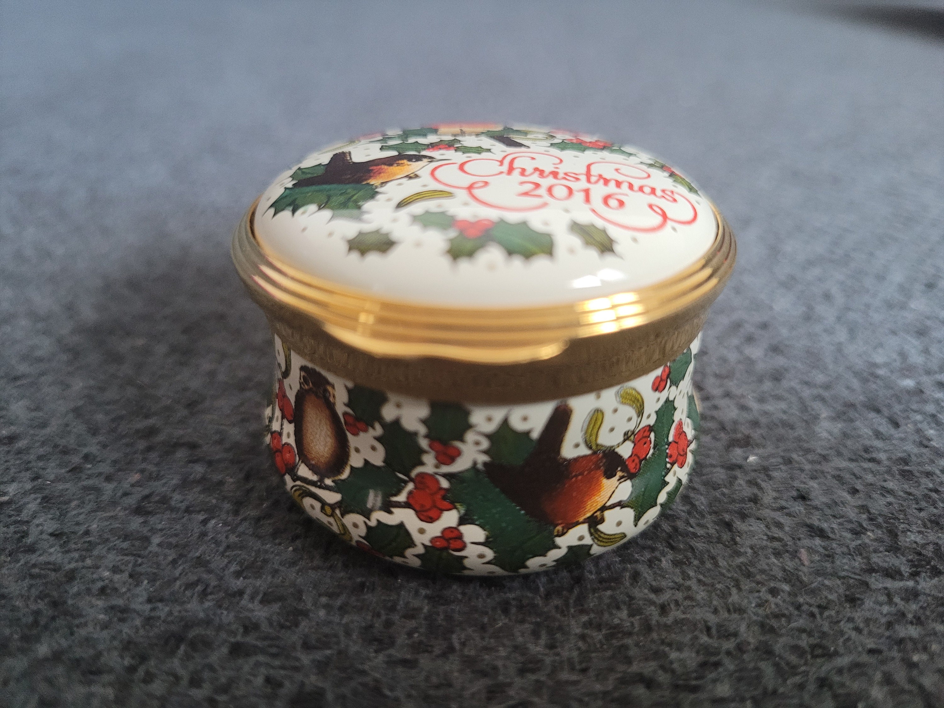 Halcyon Days Jewelry Box for Small Jewelry, Can Be Used as a Pillbox in ...
