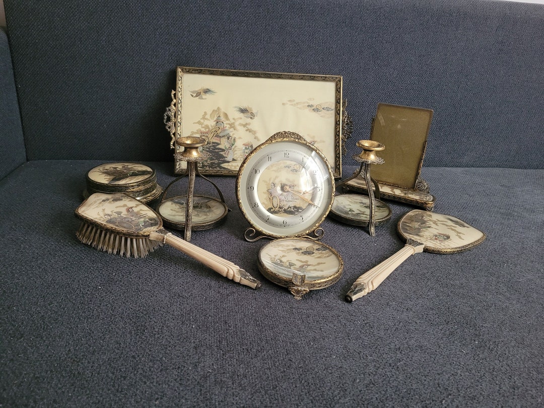 Vintage Ladies Vanity Set - Etsy Australia