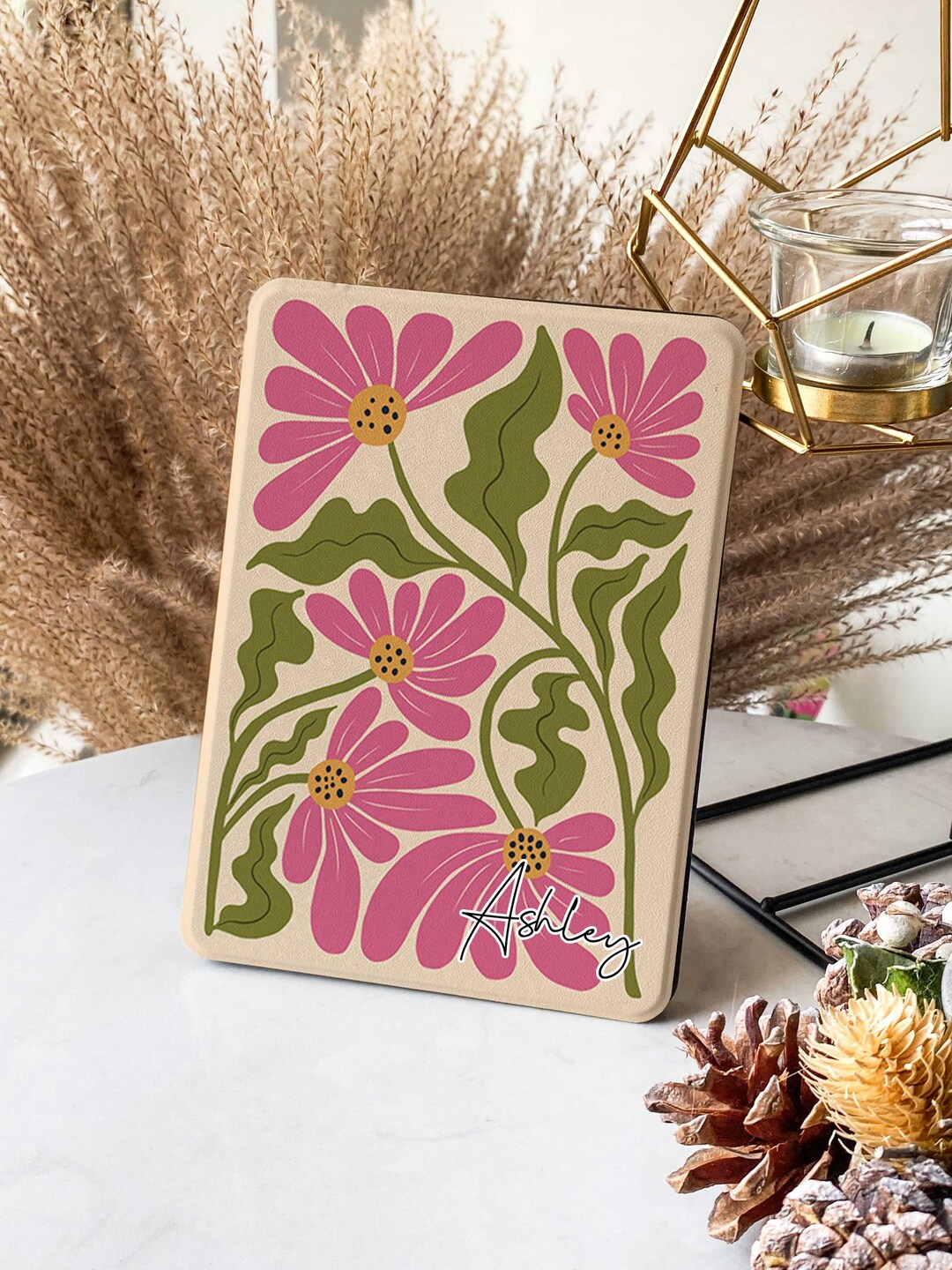 Petals Artwork New Kindle 11th Gen 2024 Case Auto Wake/sleep Kindle ...