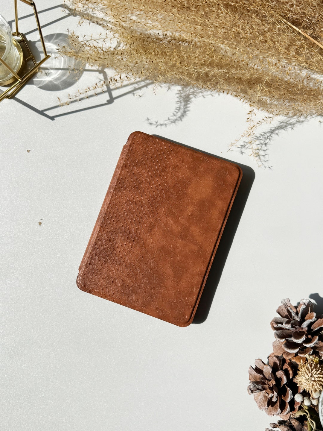 Retro Brown Leather Kindle 11th Generation 2022 Case Kindle Case Cover ...