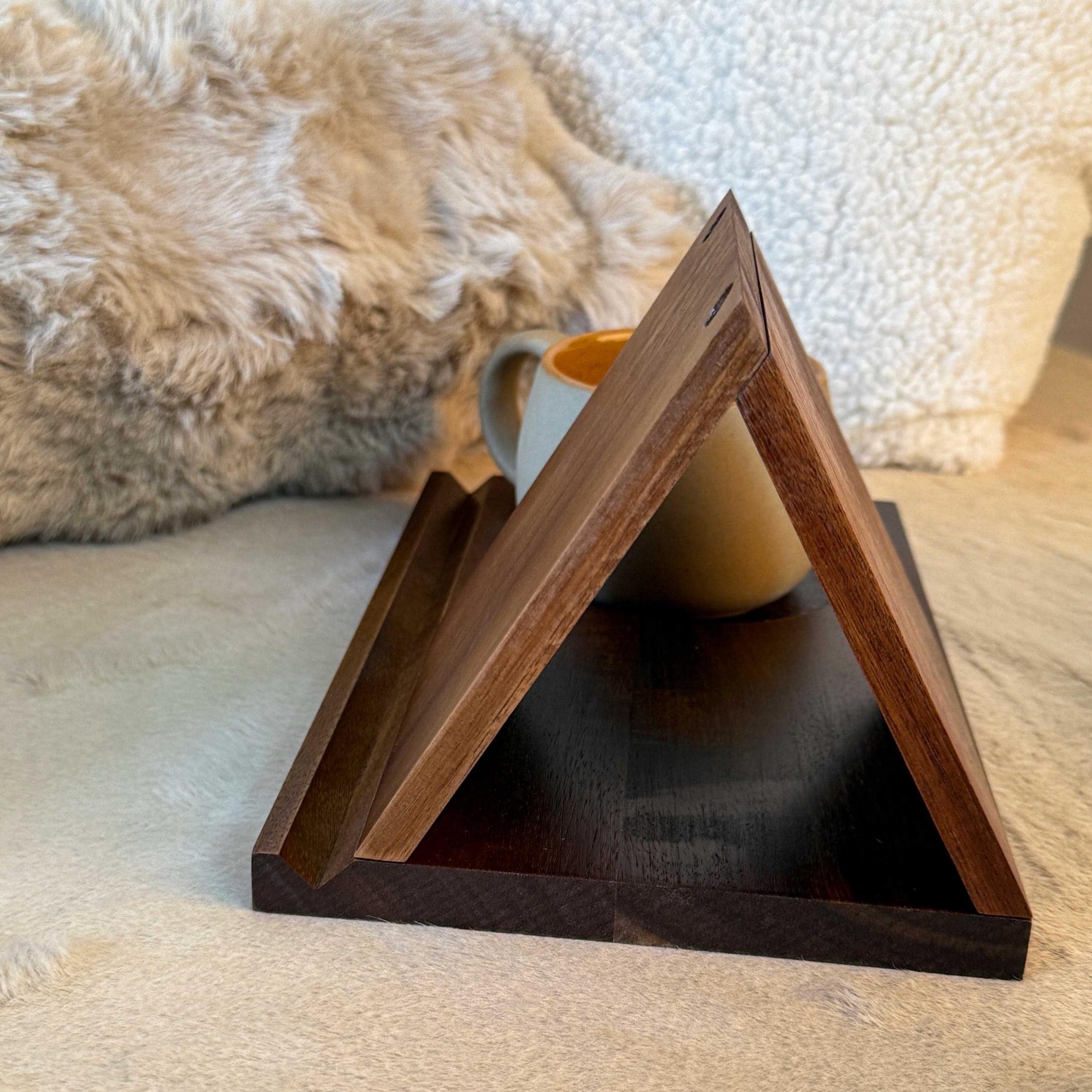 Triangle Book Holder Book Lover Gift, Book reader gift Comes Assembled ...