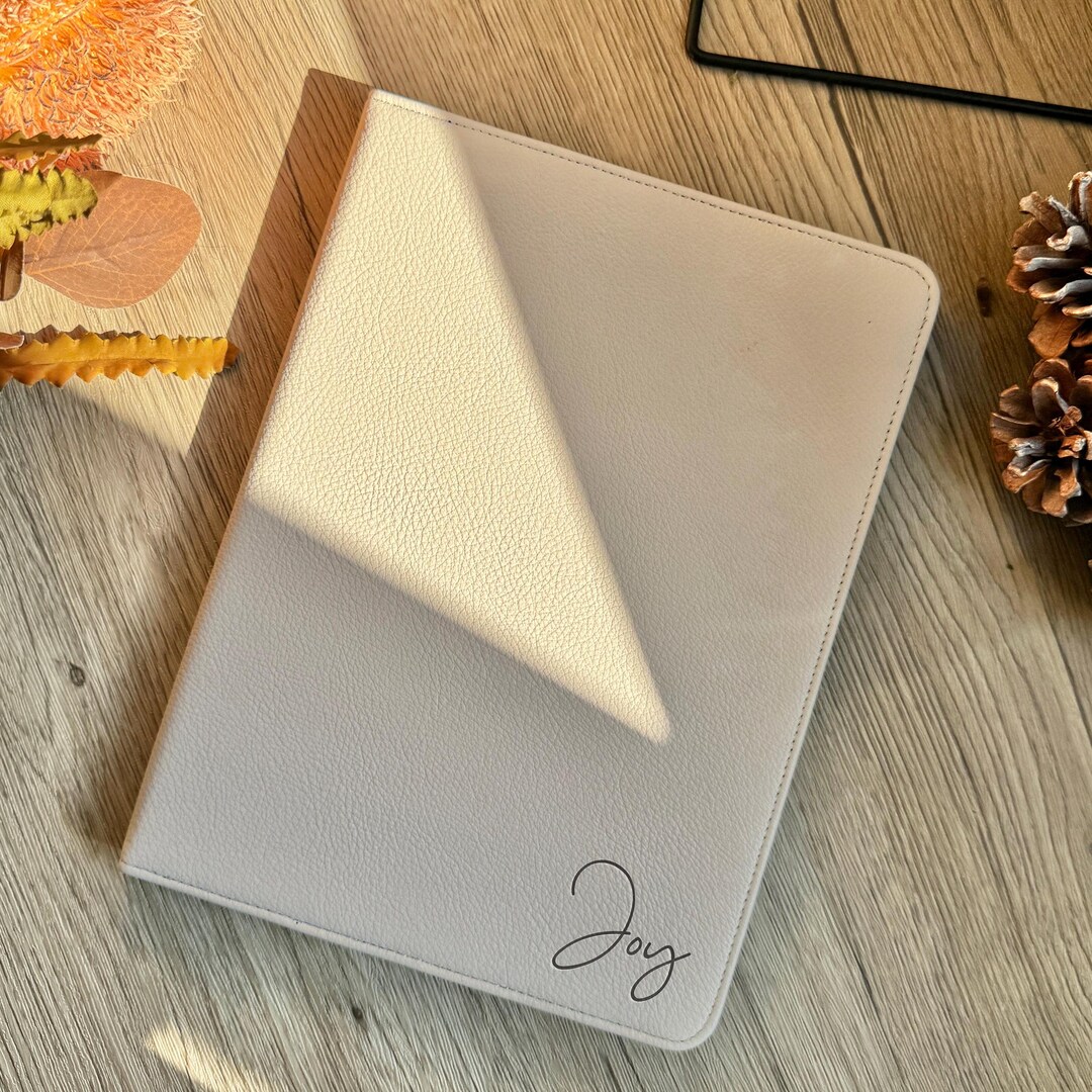 Beige Lychee Leather iPad Case New iPad Air 11 2024 Case iPad Cover ...