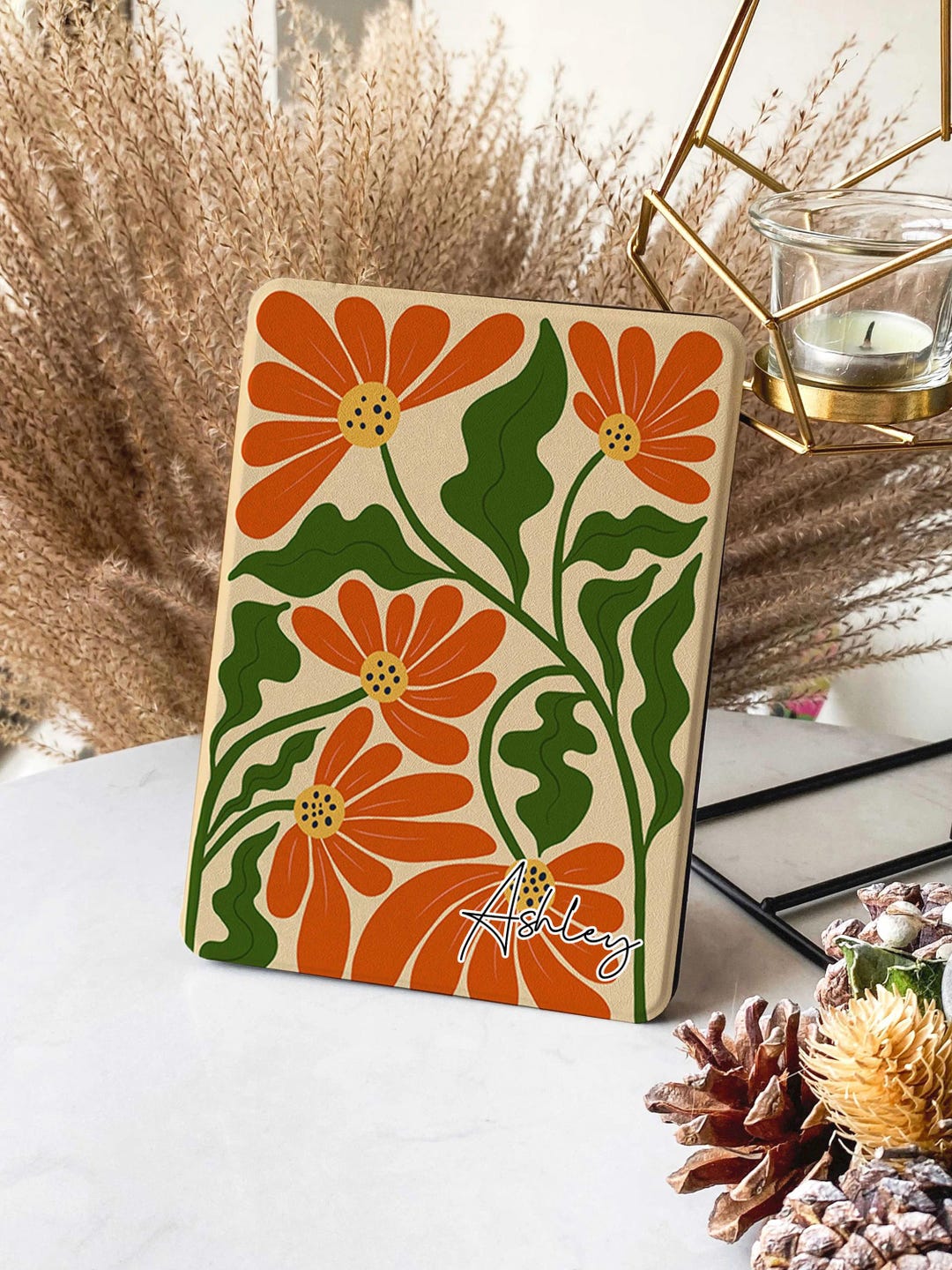 Petals Artwork New Kindle 11th Gen 2024 Case Auto Wake/sleep Kindle ...