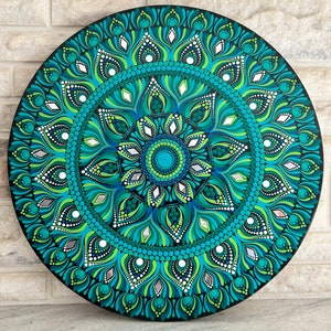 Mandala, Mandala Wall Art, Hand Painted Mandala, Wall Art, Handmade ...